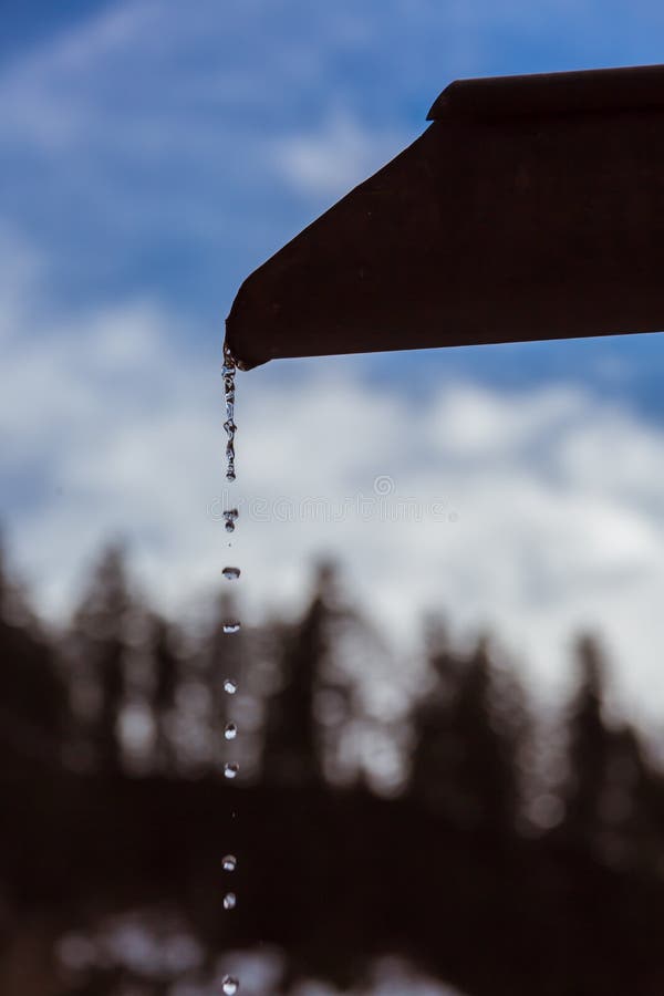 Melt-water in mountains stock photo. Image of pure, flowing - 36632678