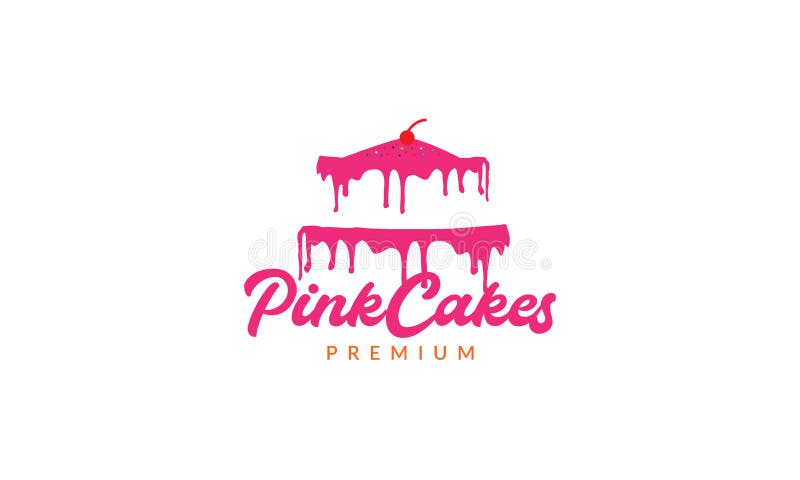 Pink Wedding Cake Logo Stock Illustrations – 1,248 Pink Wedding Cake ...