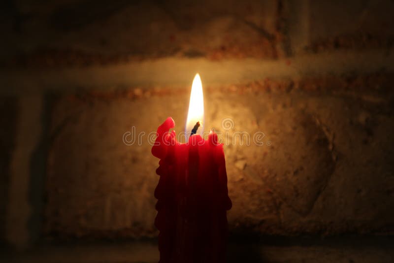 Melted Candle 8 stock photo. Image of brick, candle, door - 41049222
