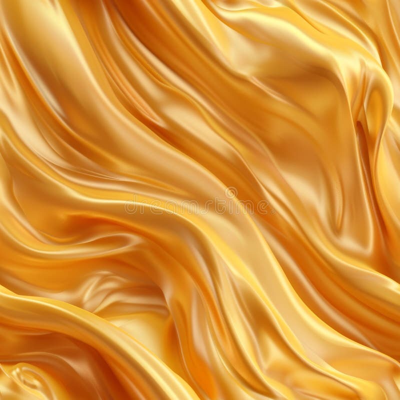 Melted Caramel Seamless Pattern, Ice Cream Waves Tile, Smooth Icecream ...