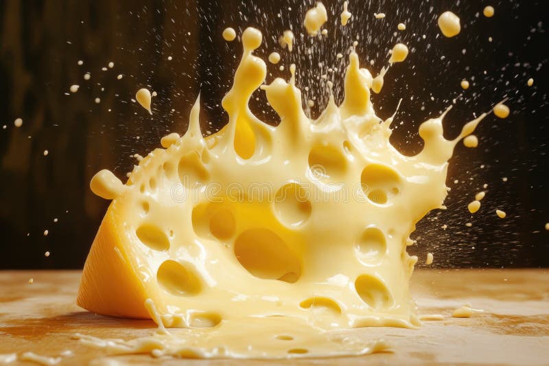 Melted Cheese Explosion stock image. Image of sharp - 361064781