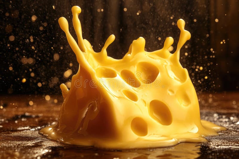 Cheese Explosion stock image. Image of droplets, steam - 358468605
