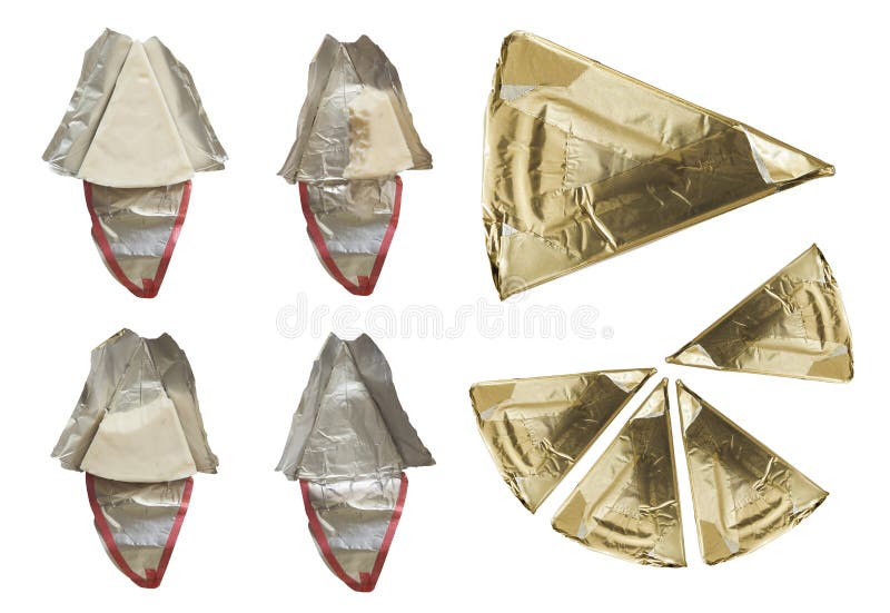 Melted cheese triangle stock image. Image of eating - 113242183