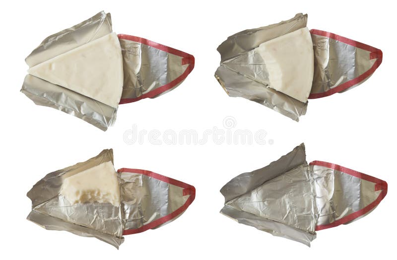 Melted cheese triangle stock image. Image of eating - 113242183