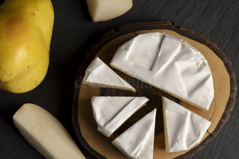 Melted Cheese with White Mold on the Table Stock Photo - Image of ...