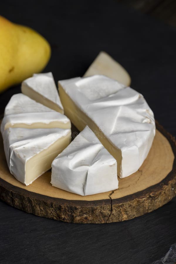 Melted Cheese with White Mold on the Table Stock Image - Image of ...
