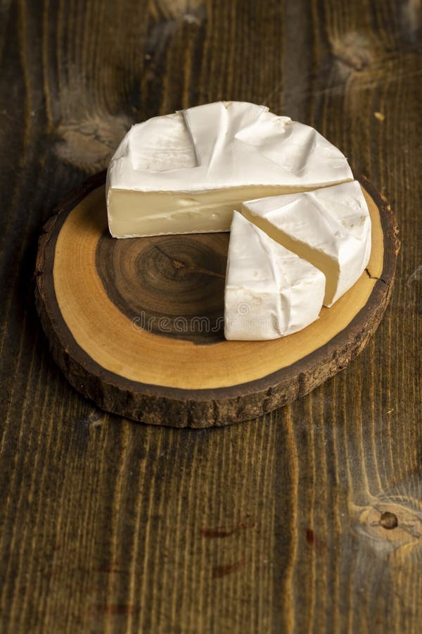 Melted Cheese with White Mold on the Table Stock Image - Image of aging ...