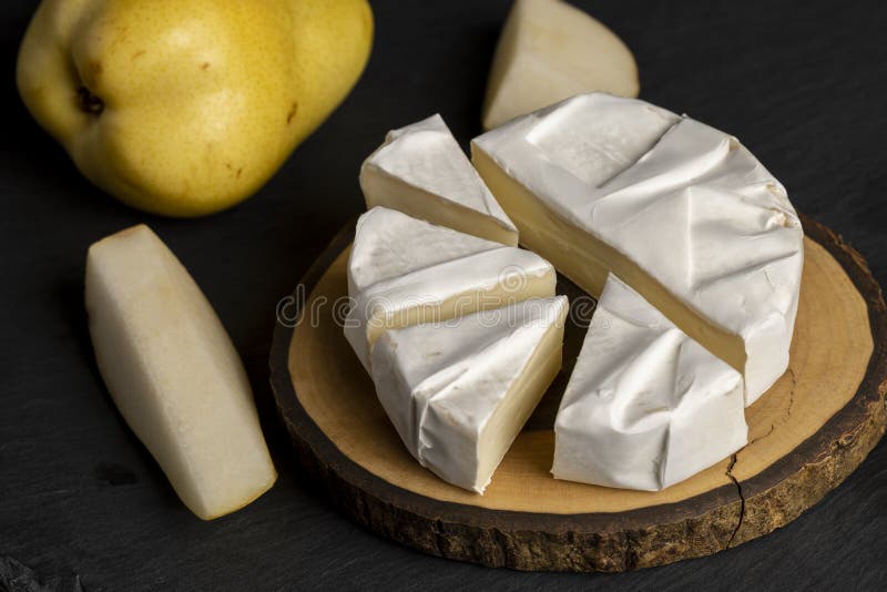 Melted Cheese with White Mold on the Table Stock Image - Image of aging ...