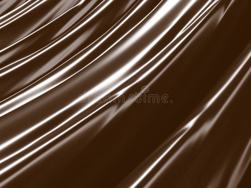Melted Choco Mass. Chocolate Waves Background Stock Illustration ...
