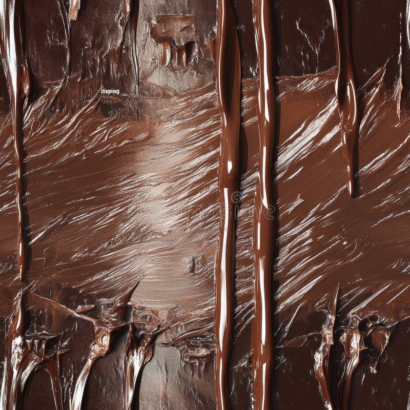 Melted Chocolate Texture with Flowing Patterns Stock Photo - Image of closeup, gourmet: 356009670