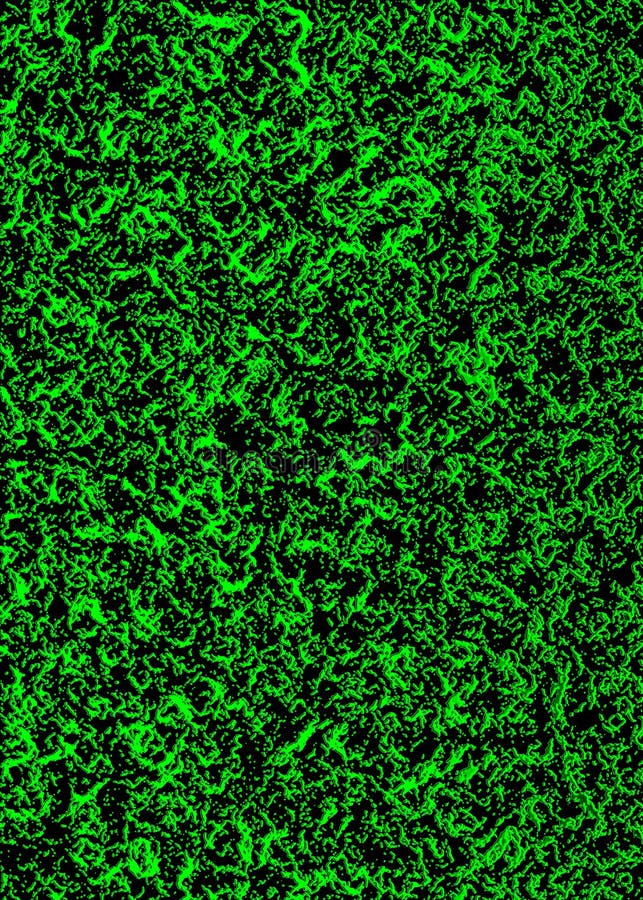 Melted Green Led Floating on Black Background Stock Image - Image of ...