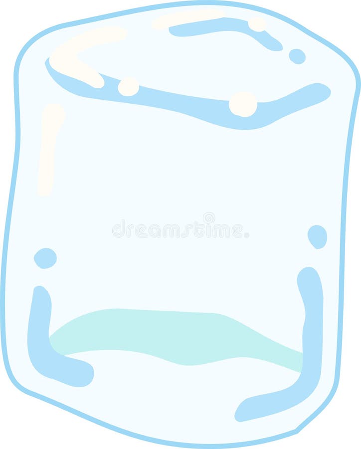 Melted Ice illustration stock vector. Illustration of frozen - 198209937