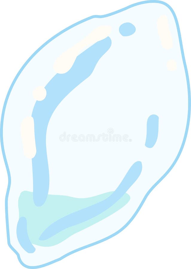 Melted Ice illustration stock vector. Illustration of reflection ...