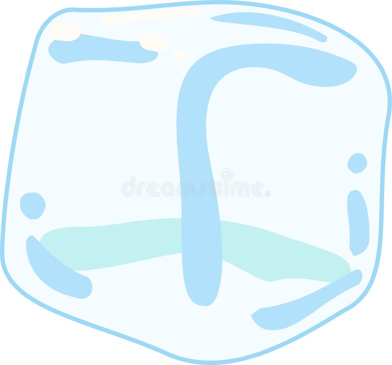 Melted Ice illustration stock vector. Illustration of cool - 198209944