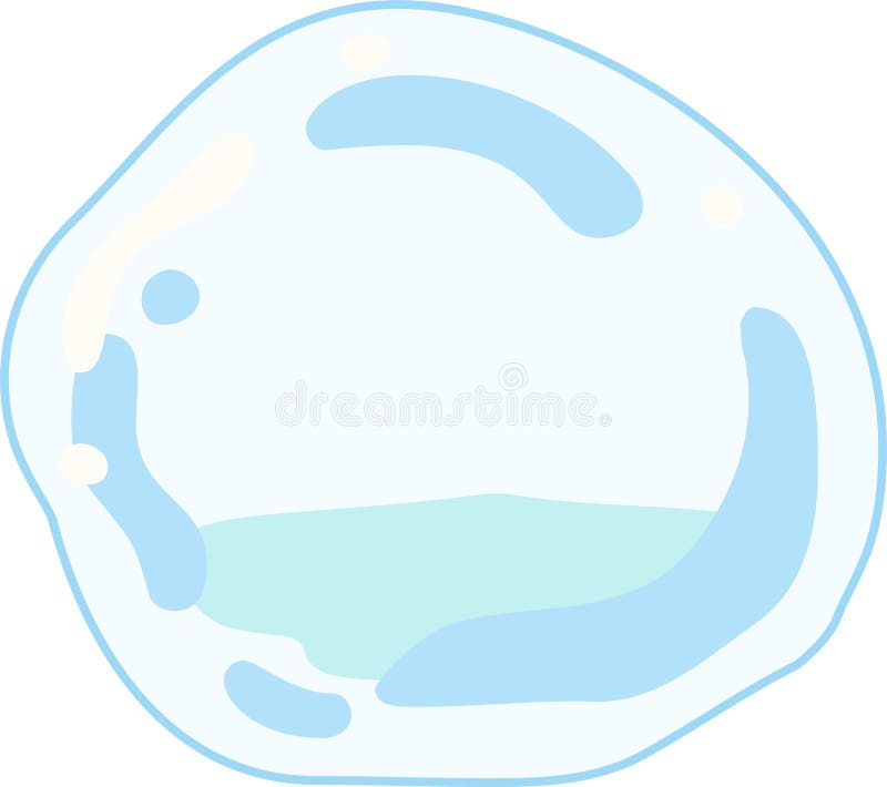 Melted Ice illustration stock vector. Illustration of reflection ...