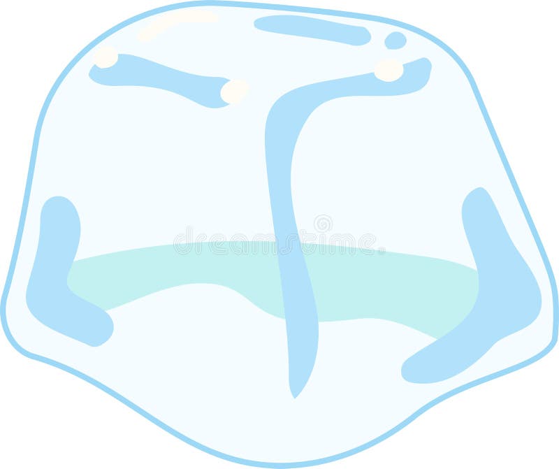 Melted Ice illustration stock vector. Illustration of water - 198209949