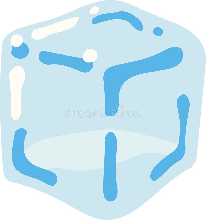 Melted Ice illustration stock vector. Illustration of frozen - 198210070