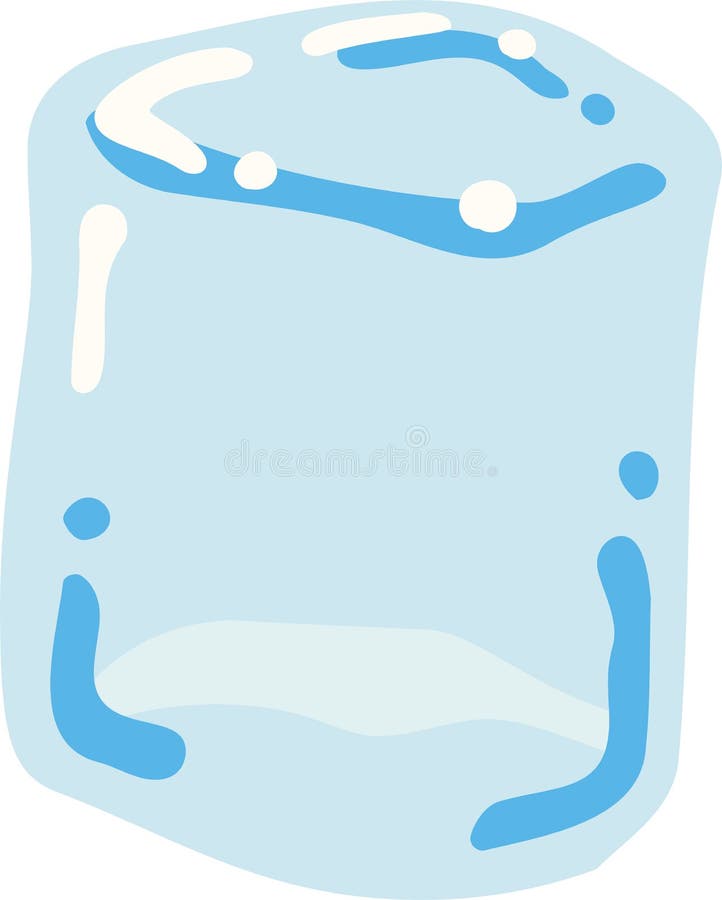 Melted Ice illustration stock vector. Illustration of vector - 198209940
