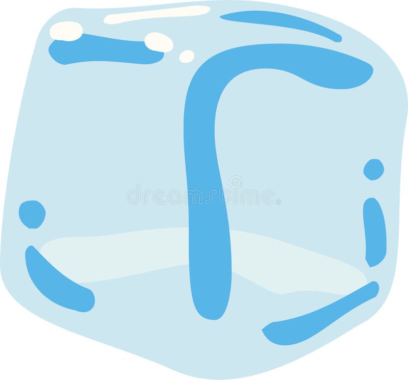 Melted Ice illustration stock vector. Illustration of crystal - 198210079