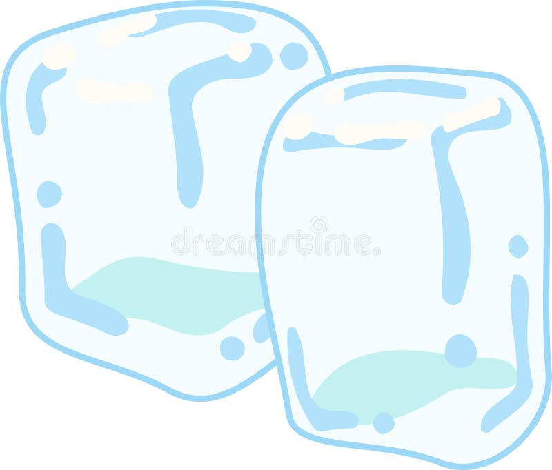 Melted Ice illustration stock vector. Illustration of clean - 198210227