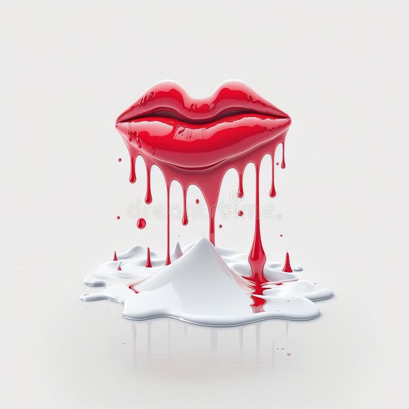 Lips Melting Stock Illustrations – 75 Lips Melting Stock Illustrations ...