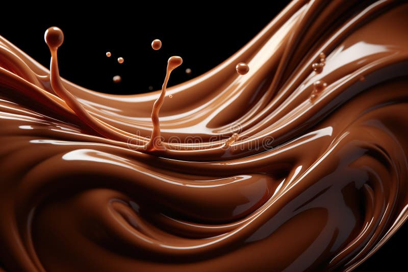 Texture of Chocolate and Vanilla Ice Cream Together. Generated by ...