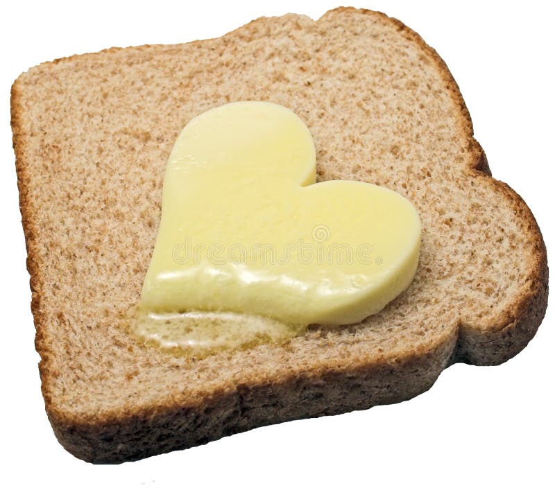 Melting butter heart stock photo. Image of yellow, diet - 550288