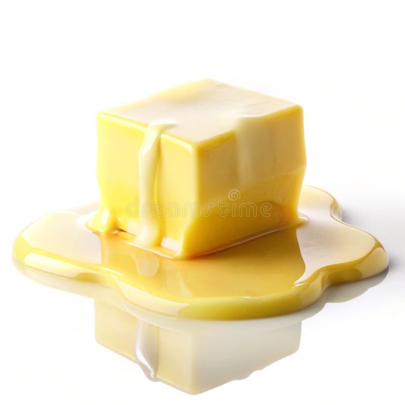 Melting butter stock illustration. Illustration of innovative - 361160148