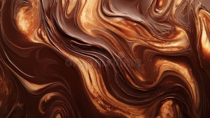 Melting Chocolate Texture, Brown and Glossy Stock Photo - Image of drop ...