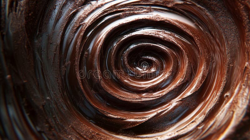 Melting Chocolate Texture, Brown and Glossy Stock Image - Image of ...