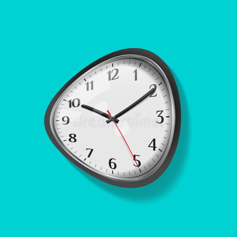 Distorted Clock stock illustration. Illustration of flies - 212634