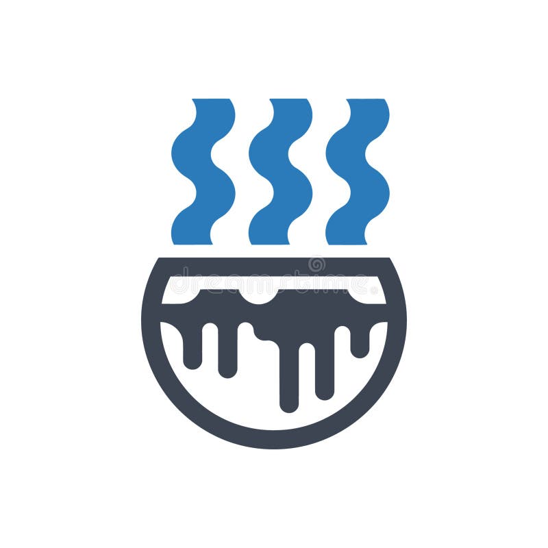 Melting Earth Icon stock vector. Illustration of vector - 361912021