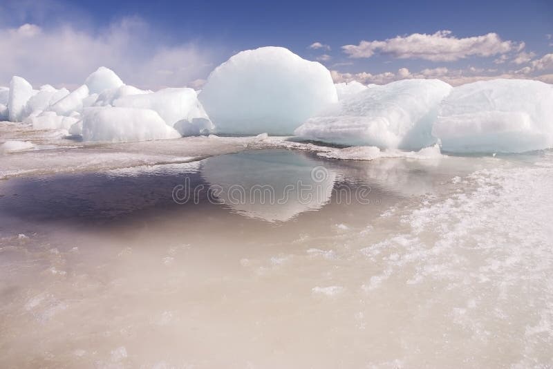 Melting ice stock photo. Image of frozen, glass, liquid - 24310276