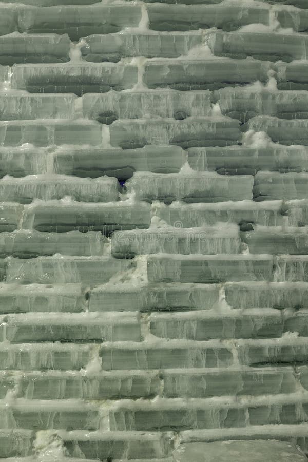 Melting ice block wall stock image. Image of brick, pattern - 271072551