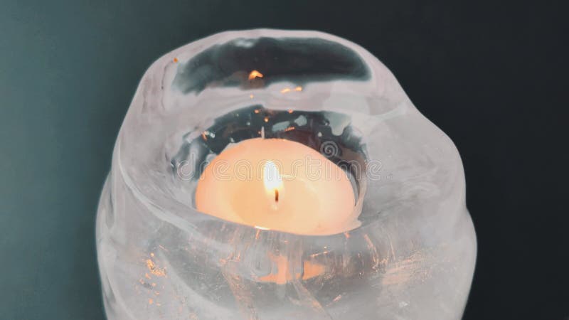 Melting ice candlestick stock footage. Video of park - 209768998