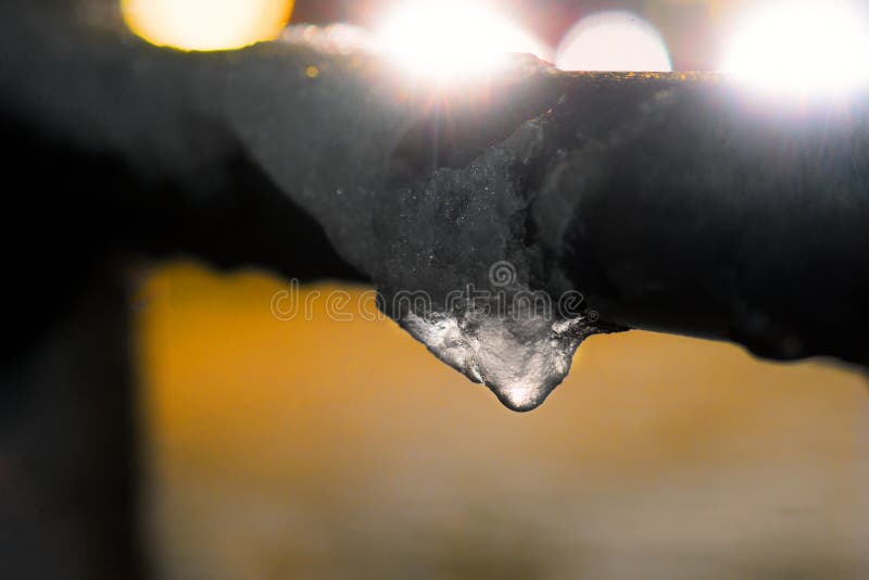 Melting ice stock photo. Image of nature, hand, rail - 48894612