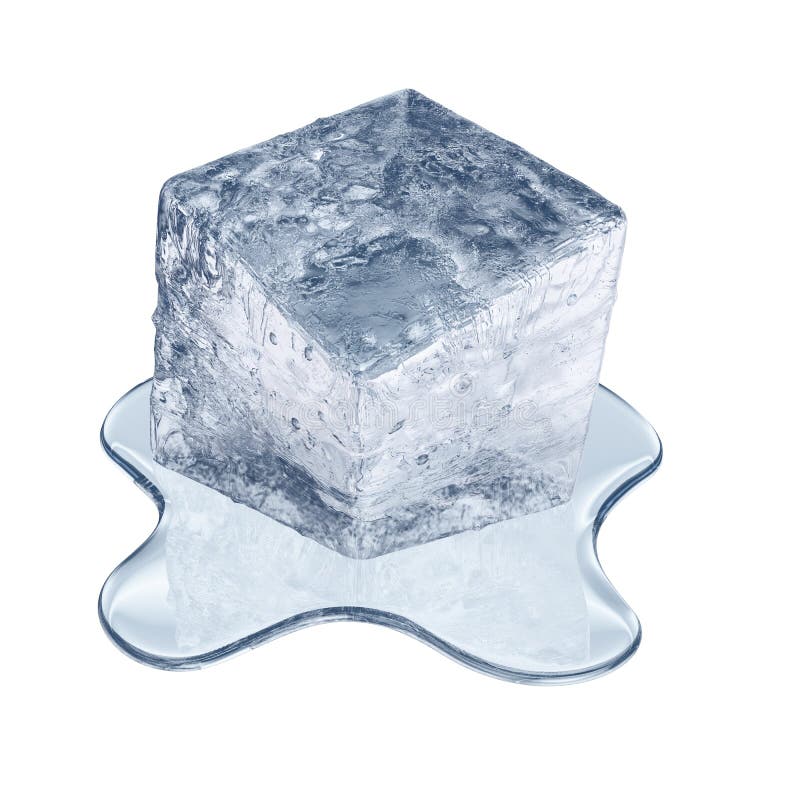 Melting ice cube stock illustration. Illustration of melting - 25048313 Melting ice cube stock illustration. Illustration of melting - 25048313