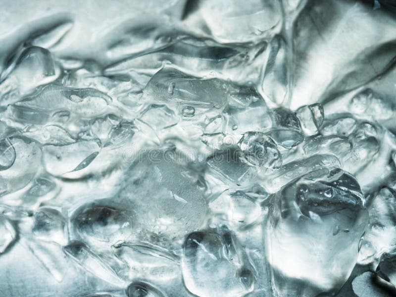 Melting Ice Cube on Silver Background Stock Image - Image of space ...