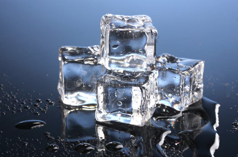 Melting ice cubes stock image. Image of freezing, melting - 7598367
