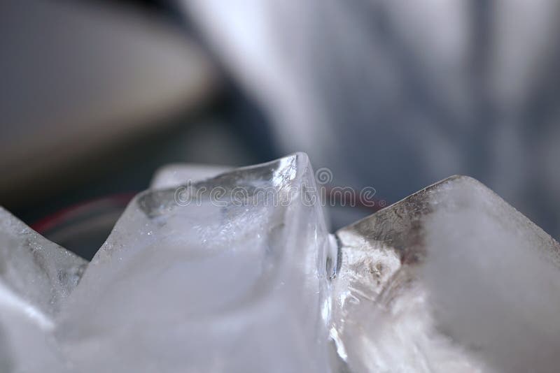 Melting Ice Cubes Close Up stock photo. Image of warming - 138957108