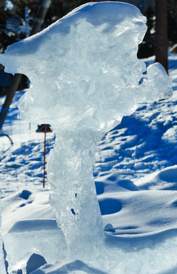 The Melting of the Ice Figure. Stock Photo - Image of thawing, winter ...