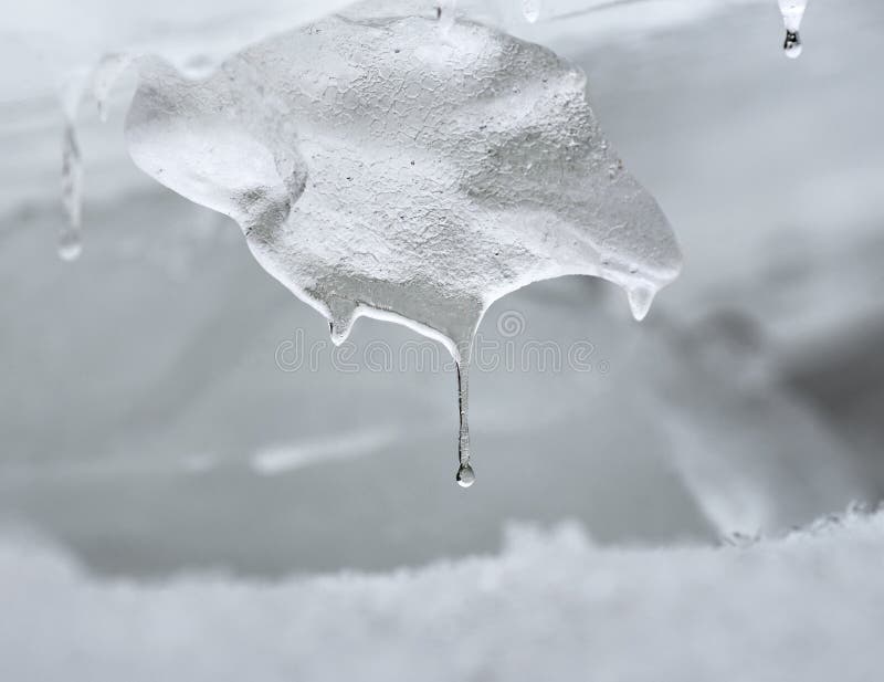 Melting ice stock image. Image of cold, water, winter - 30308197