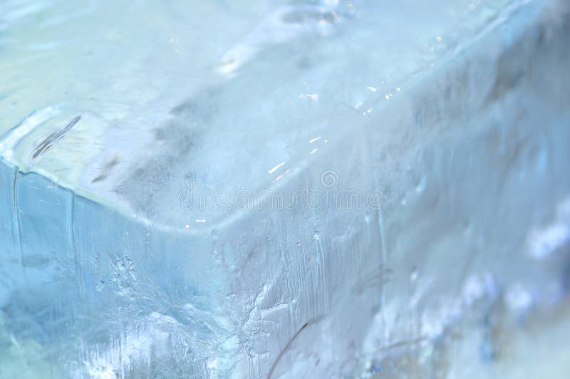 Melting ice. stock image. Image of closeup, brick, blue - 34225377