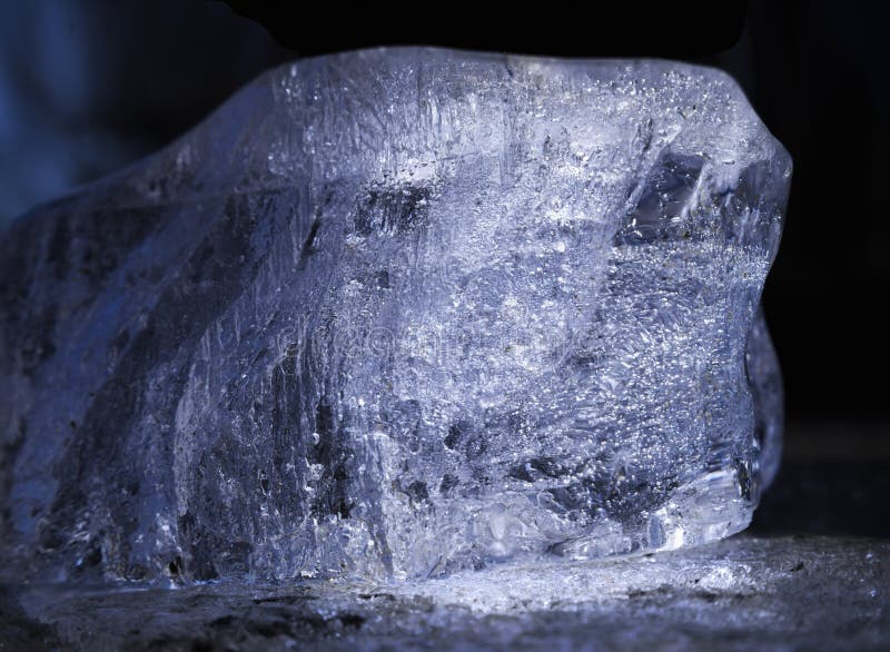 Melting ice piece stock image. Image of refresh, refreshing - 66325179