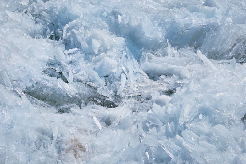 Spring Ice Drift on the River Stock Image - Image of frost, island ...