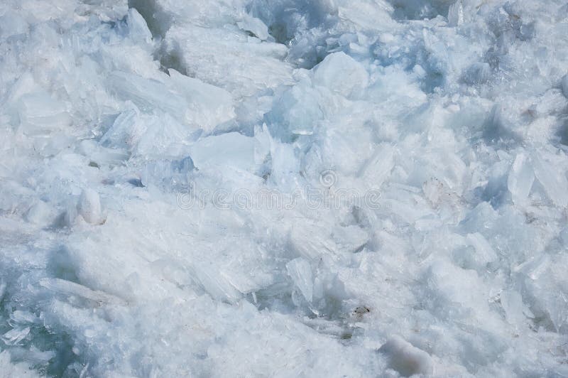 Spring Ice Drift on the River Stock Image - Image of frost, island ...