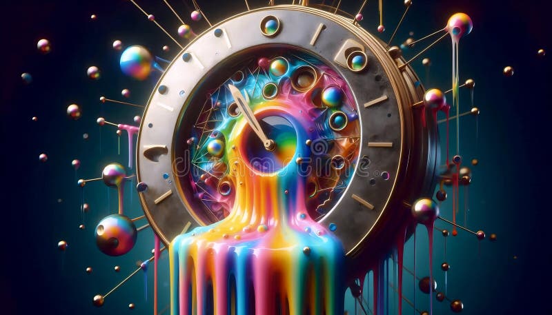 Melting Identity Clock Stock Illustrations – 16 Melting Identity Clock ...