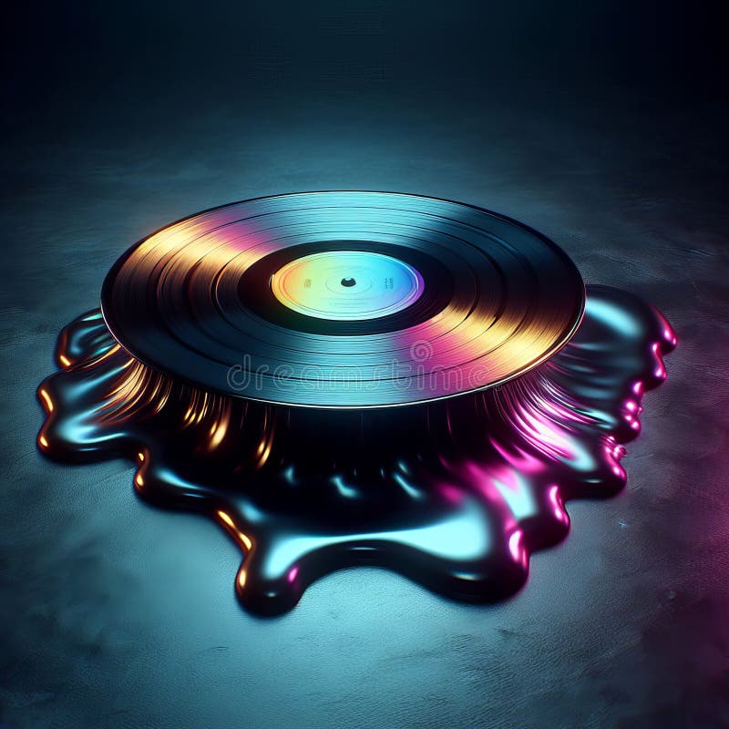 Melting Music Moment stock image. Image of entertainment - 314251939