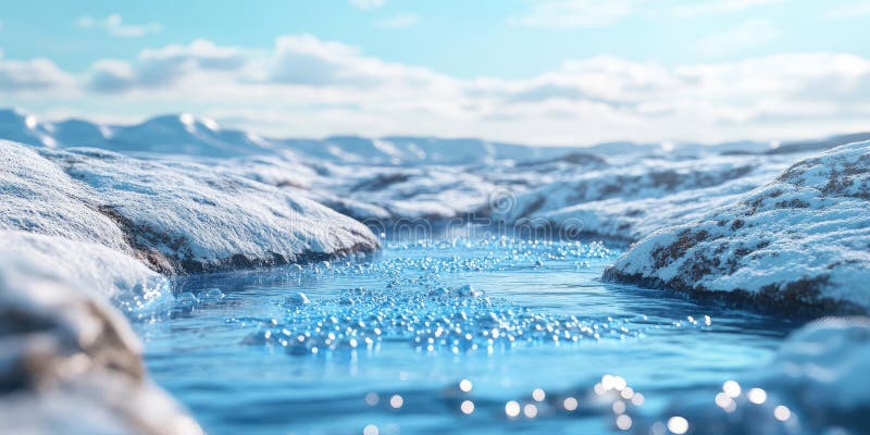 A Melting Permafrost Landscape Releasing Methane Bubbles for ...
