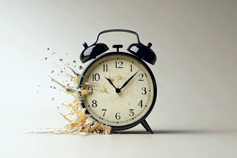 Melting Seconds Fluidly Transform Times Facade into a Surreal Canvas of ...